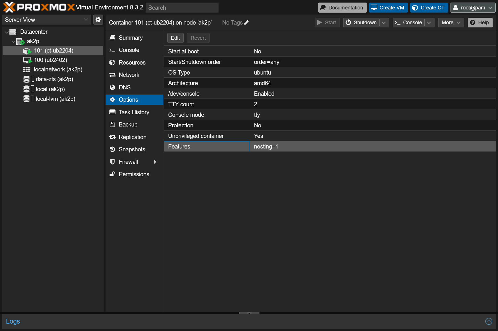 Proxmox VEによる仮想環境構築：軽量で高速なLXCコンテナーの作成 - rpine lab Tech Blog