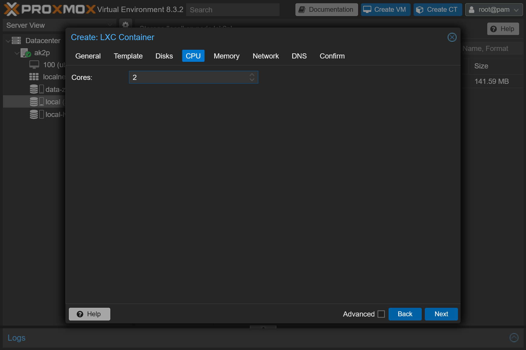 Proxmox VEによる仮想環境構築：軽量で高速なLXCコンテナーの作成 - rpine lab Tech Blog