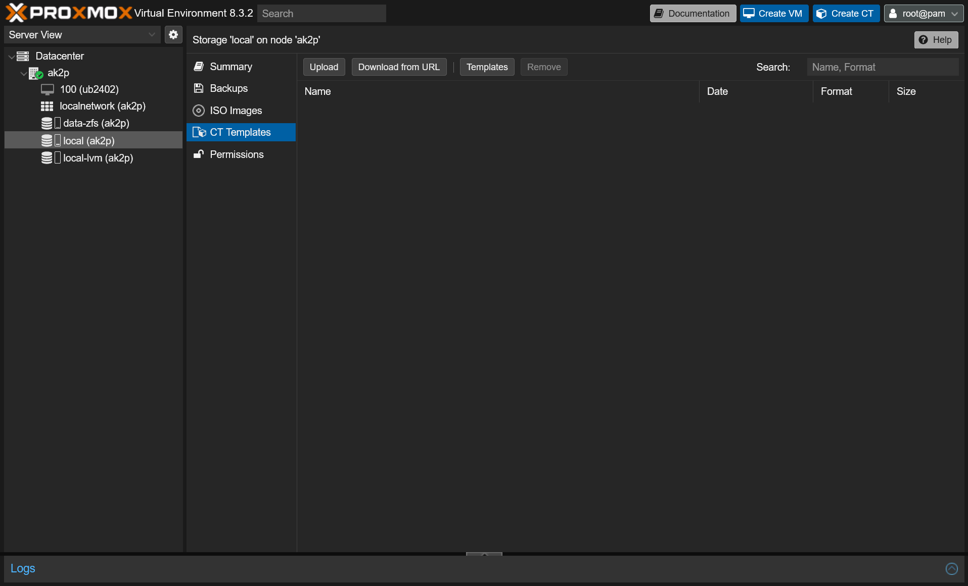 Proxmox VEによる仮想環境構築：軽量で高速なLXCコンテナーの作成 - rpine lab Tech Blog